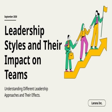 Minimalist Black and Beige Leadership and Management Presentation ...