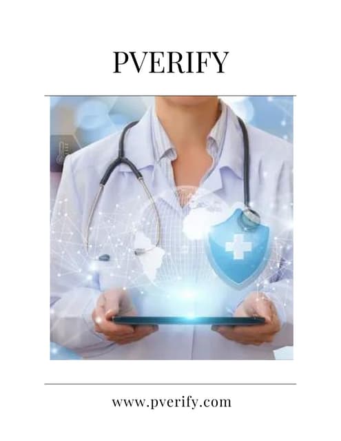 Complete Patient Eligibility Verification – pVerify | PDF