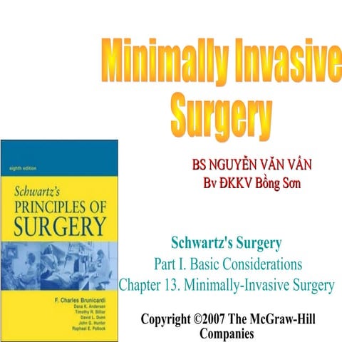 Minimally invasive surgery | PPT