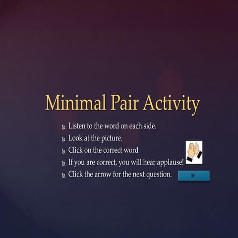 Minimal Pairs | PPTX