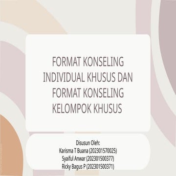 Format Konseling Individual dan Kelompok Khusus.pptx
