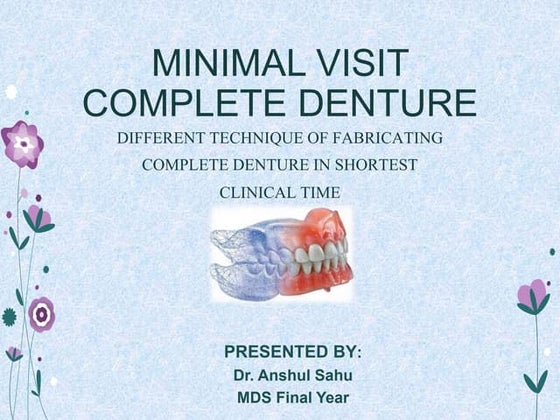 Biofunctional prosthesis system complete denture | PPT