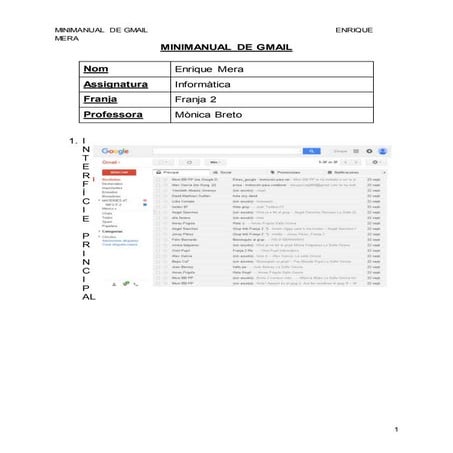 Minimanual de gmail | DOCX