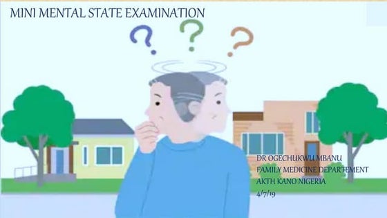 Mini-Mental State Examination | PDF | Brain and Nervous System ...