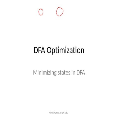 Minimizing DFA as described in the automata syllabus of engineering ...