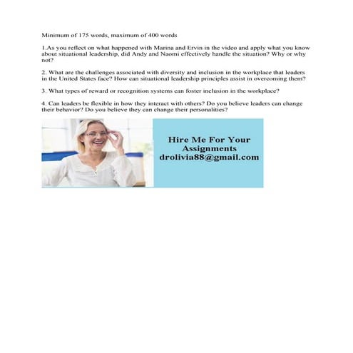 Minimum of 175 words- maximum of 400 words 1-As you reflect on what.pdf ...