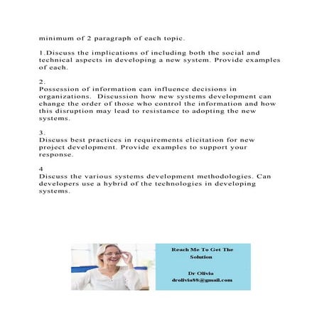 minimum of 2 paragraph of each topic.1.Discuss the implications .docx
