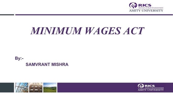 Minimumwagesact 1948-2 | PPT
