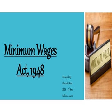 Minimum Wages Act, 1948.pptx