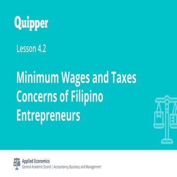 Minimum Wages and Taxes Concerns of Filipino Entrepreneurs.pdf