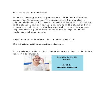 Minimum words 600 wordsIn the following scenario you are the CI.docx