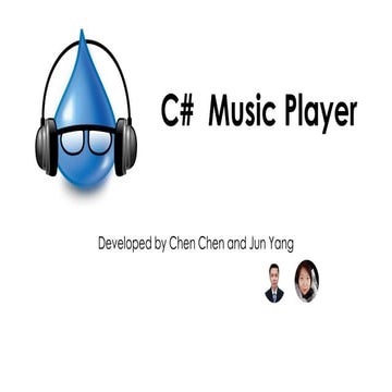 Mini musicplayer C# personal project | PPT