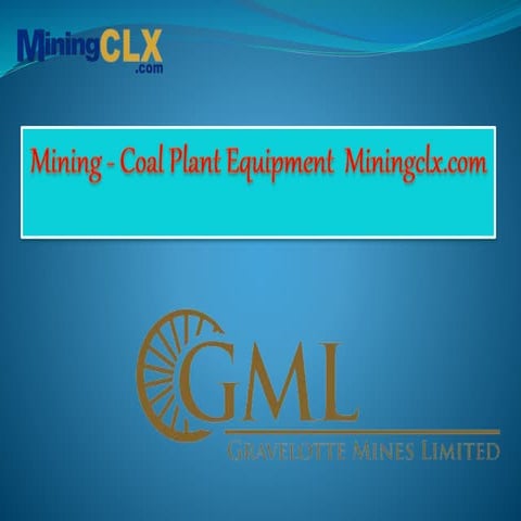 Mining coal plant equipment miningclx.com