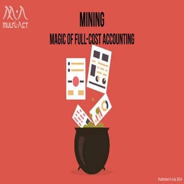 Mining Magic of Full-Cost Accounting | PDF