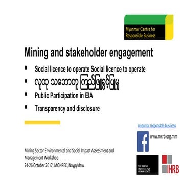 Mining and Stakeholder Engagement | PDF