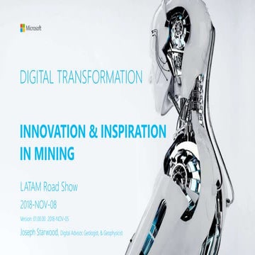 Digital transformation, innovation, & inspiration in the mining ...