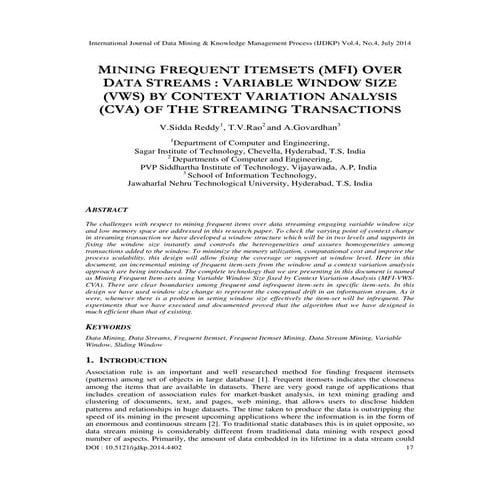 Mining Frequent Itemsets Mfi Over Pdf