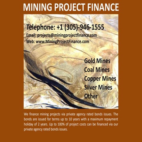 Mining Project Finance | PPTX