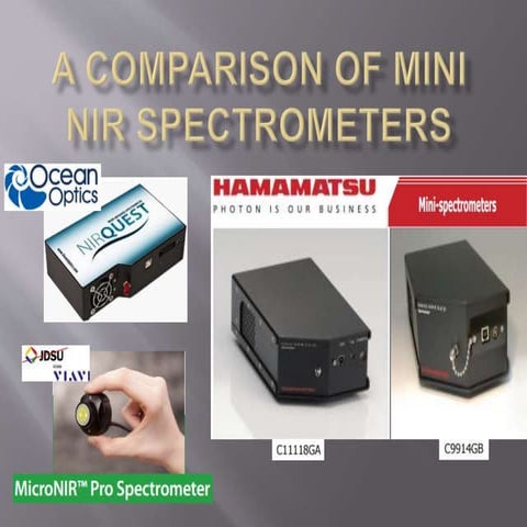 Mini nir spectrometers | PPT