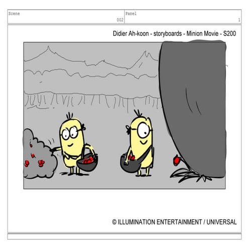 Minions - Storyboards - Dino's Death | PDF