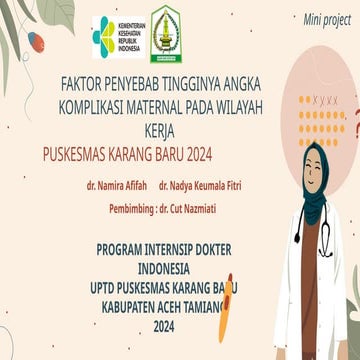 minipro intership pada 2024 aceh tamiang | PPTX
