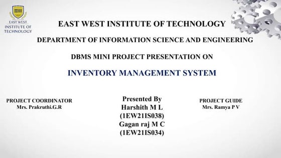 Stationary Store Management System | PPT