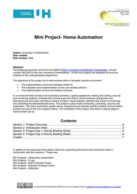 Mini Project Format | PDF