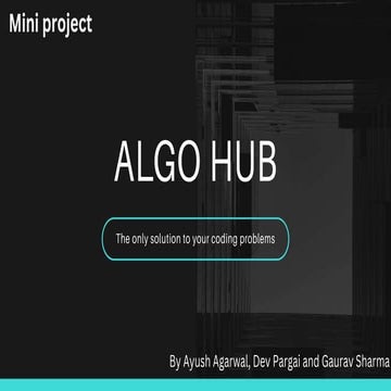 Project In Web Development | PPT