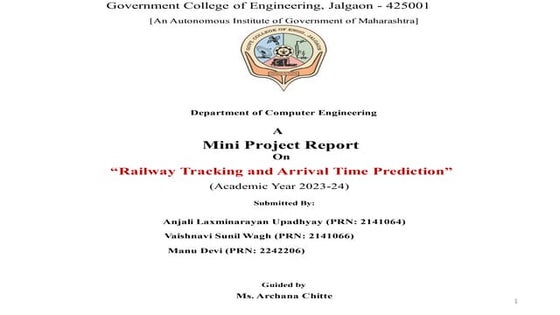 Railway management system, database mini project | PDF