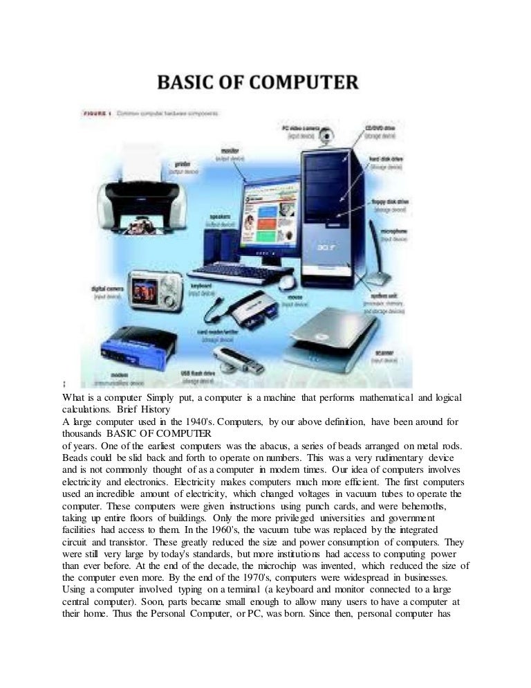 basic of computer