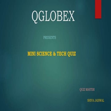 Mini science and tech quiz | PPT