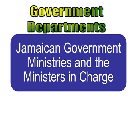 Ministers and their portfolios | PPTX