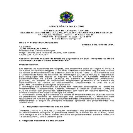 TABELA AMB 92 PARA CONSULTA DE CODIGOS E PROCEDIMENTOS | PDF