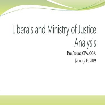 Ministry of Justice| Canada | Failures or Successes| Liberal Party of ...