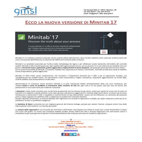 Minitab 17 | PDF