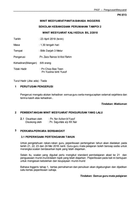 MINIT MESYUARAT PANITIA PENDIDIKAN SENI VISUAL KALI 1.docx