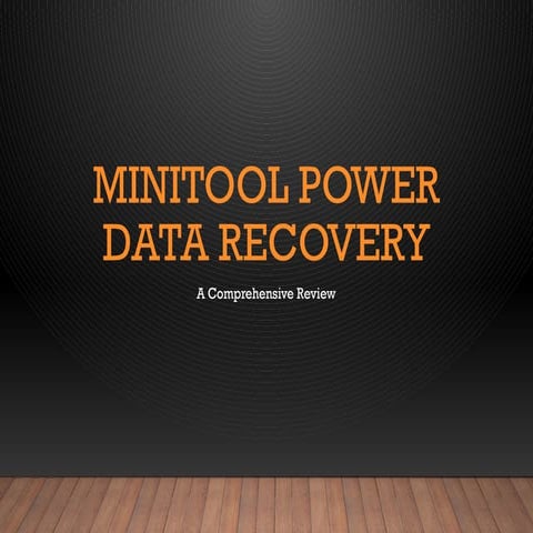 MiniTool Power Data Recovery Full Crack Latest 2025 | PPTX