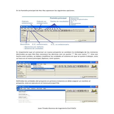 Hec ras tutorial-flume_example | PDF