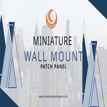 1u sliding Rack mountpatch panel ppt.pptx1 | PPTX