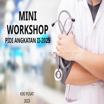 Mini Workshop Jawaban Fix Untuk Mini Workshop | PPTX