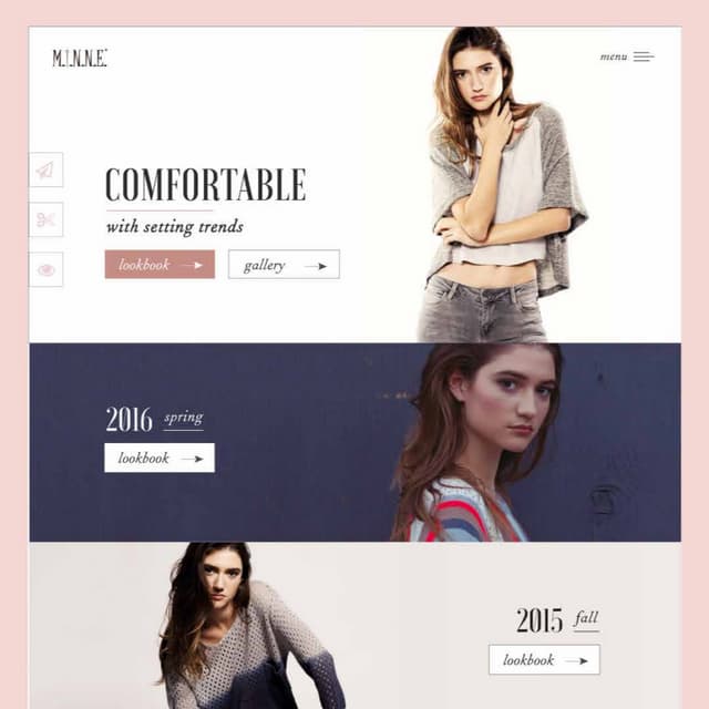 MINNE Apparel Website Design | PDF