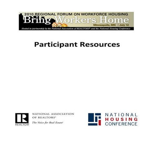 Minnesota Participant Resource Packet 071210 | DOC | Non-Profit ...