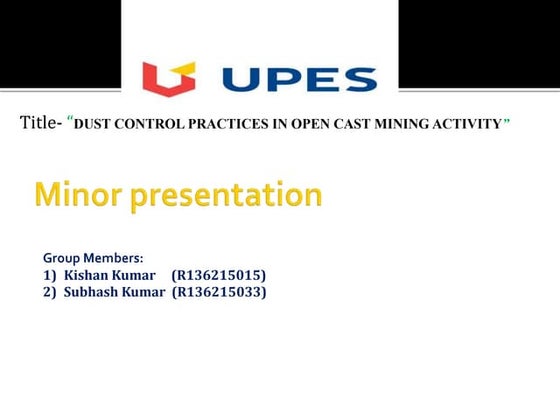 Opencast mining overview | PPTX | Geology | Science