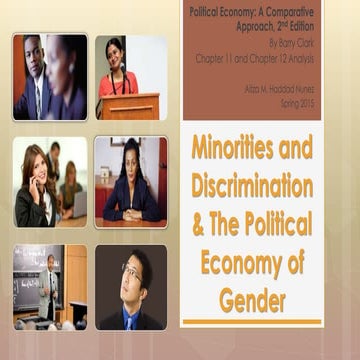 The Political Economy of Minorities and Gender Discrimination | PPTX