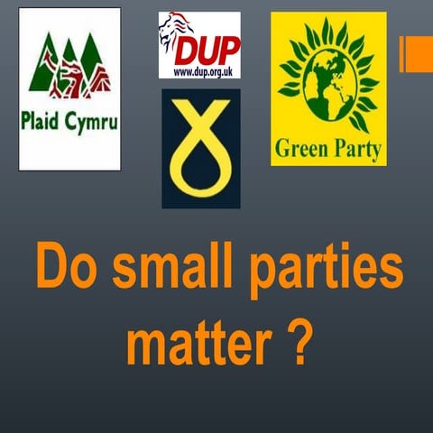 Minority parties in British politics | PPT