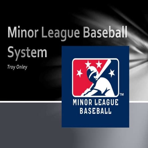 Minor league baseball system | PPT
