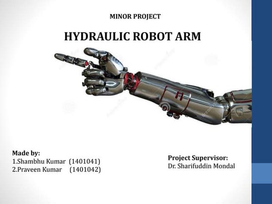 hydraulic robotic arm | PDF | Robotics | Technology & Computing