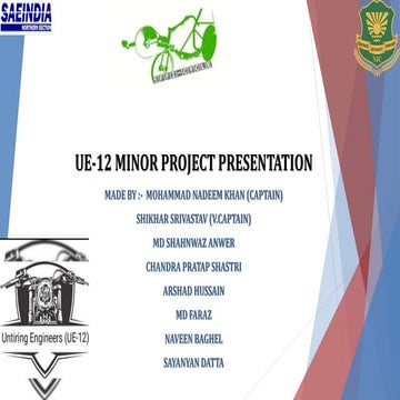 Minor Project PPT | PPTX | Green Vehicles | Auto Type