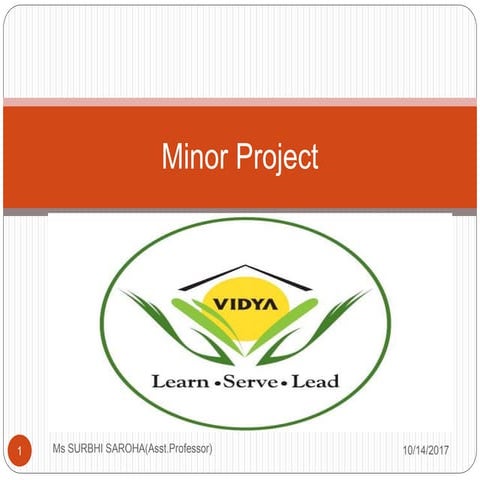 Project report format | PPTX