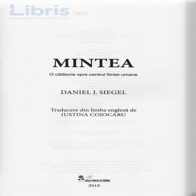 Mintea daniel j. siegel | PDF